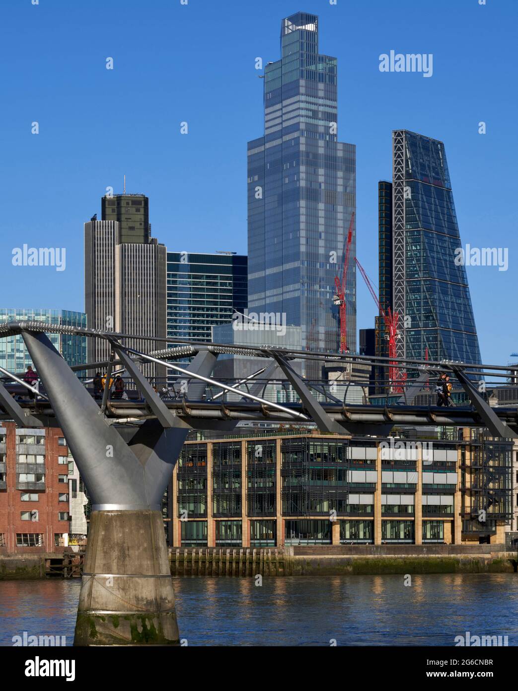 View from Bankside. 22 Bishopsgate, LONDON, United Kingdom. Architect ...