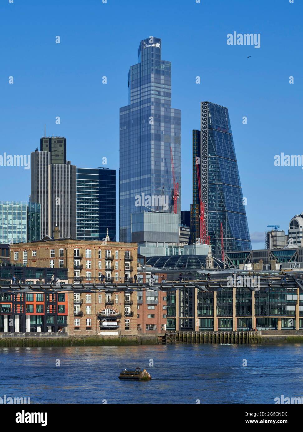 View from Bankside. 22 Bishopsgate, LONDON, United Kingdom. Architect ...