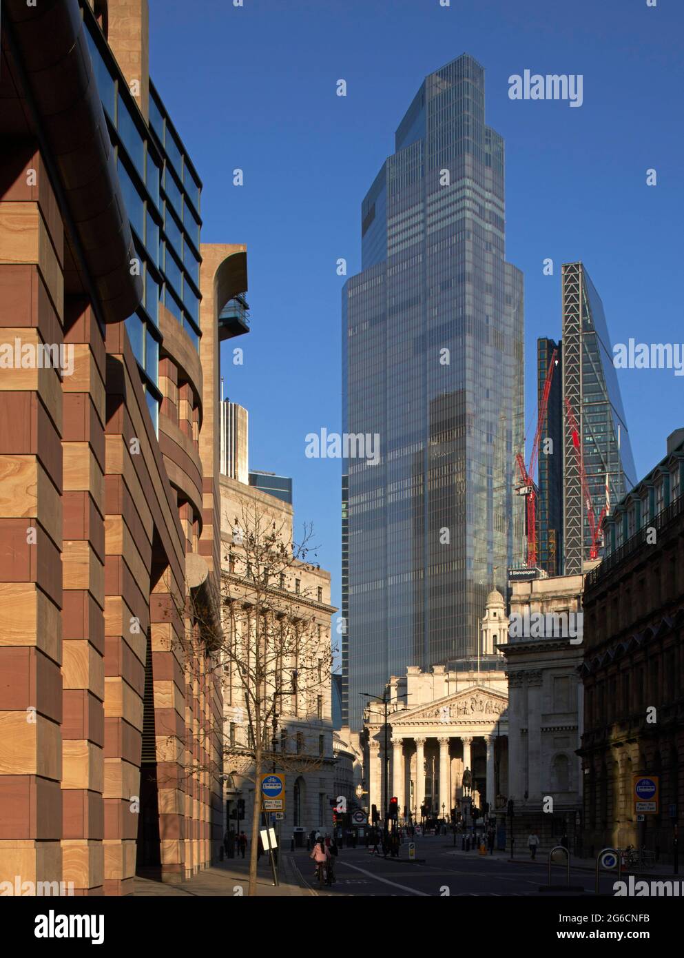 Pedestrian level views. 22 Bishopsgate, LONDON, United Kingdom ...