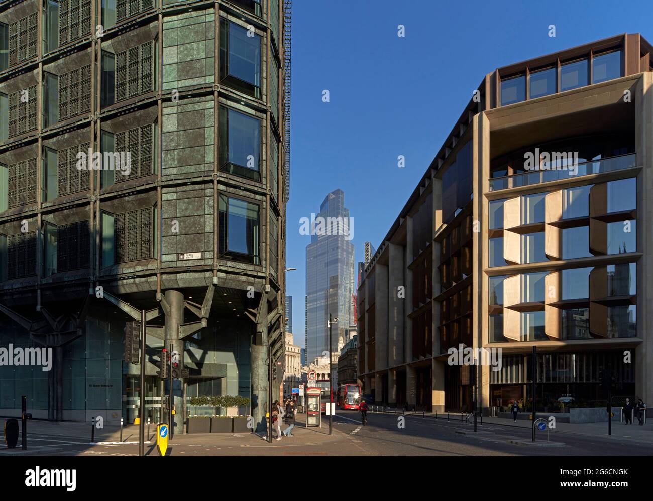 Pedestrian level views. 22 Bishopsgate, LONDON, United Kingdom ...