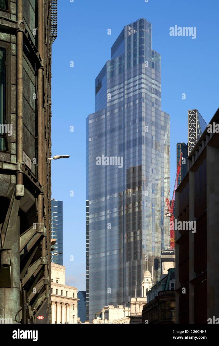 Pedestrian level views. 22 Bishopsgate, LONDON, United Kingdom ...