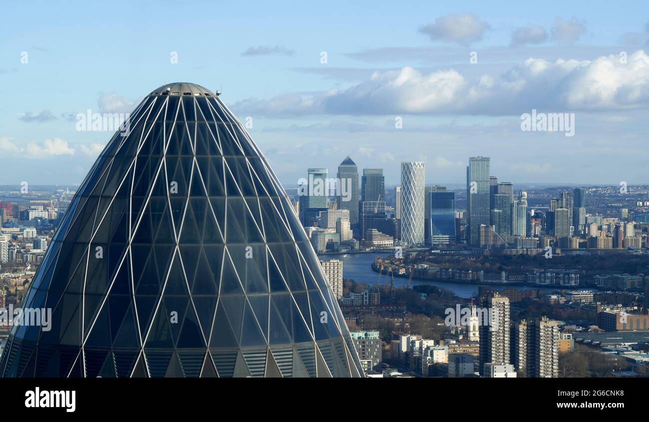 Views out from upper levels. 22 Bishopsgate, LONDON, United Kingdom ...