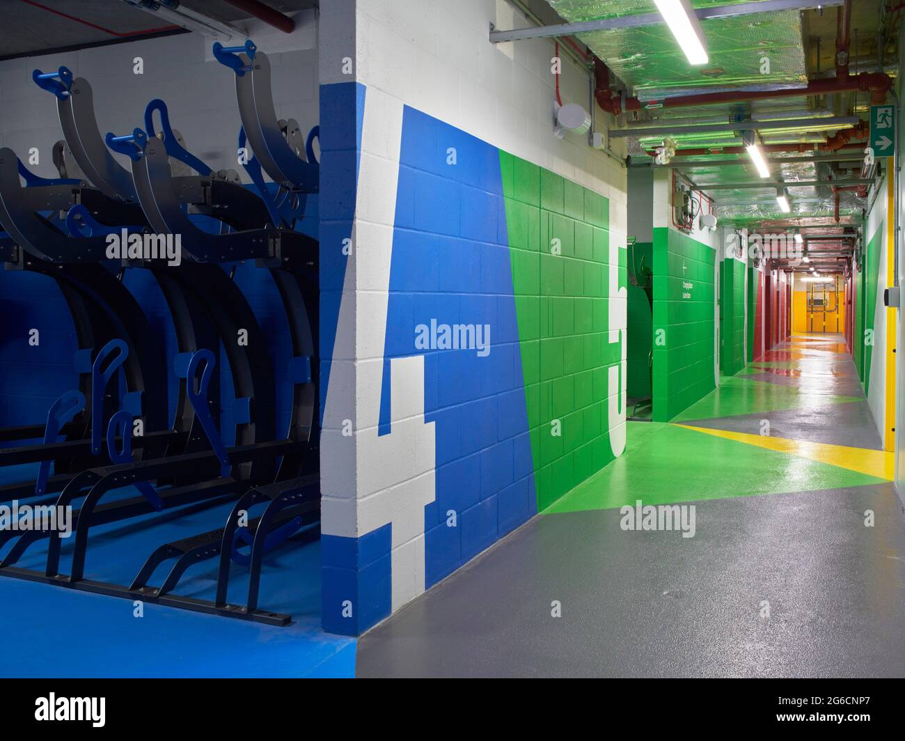 Multi purpose bike storage area in basement levels. 22 Bishopsgate ...