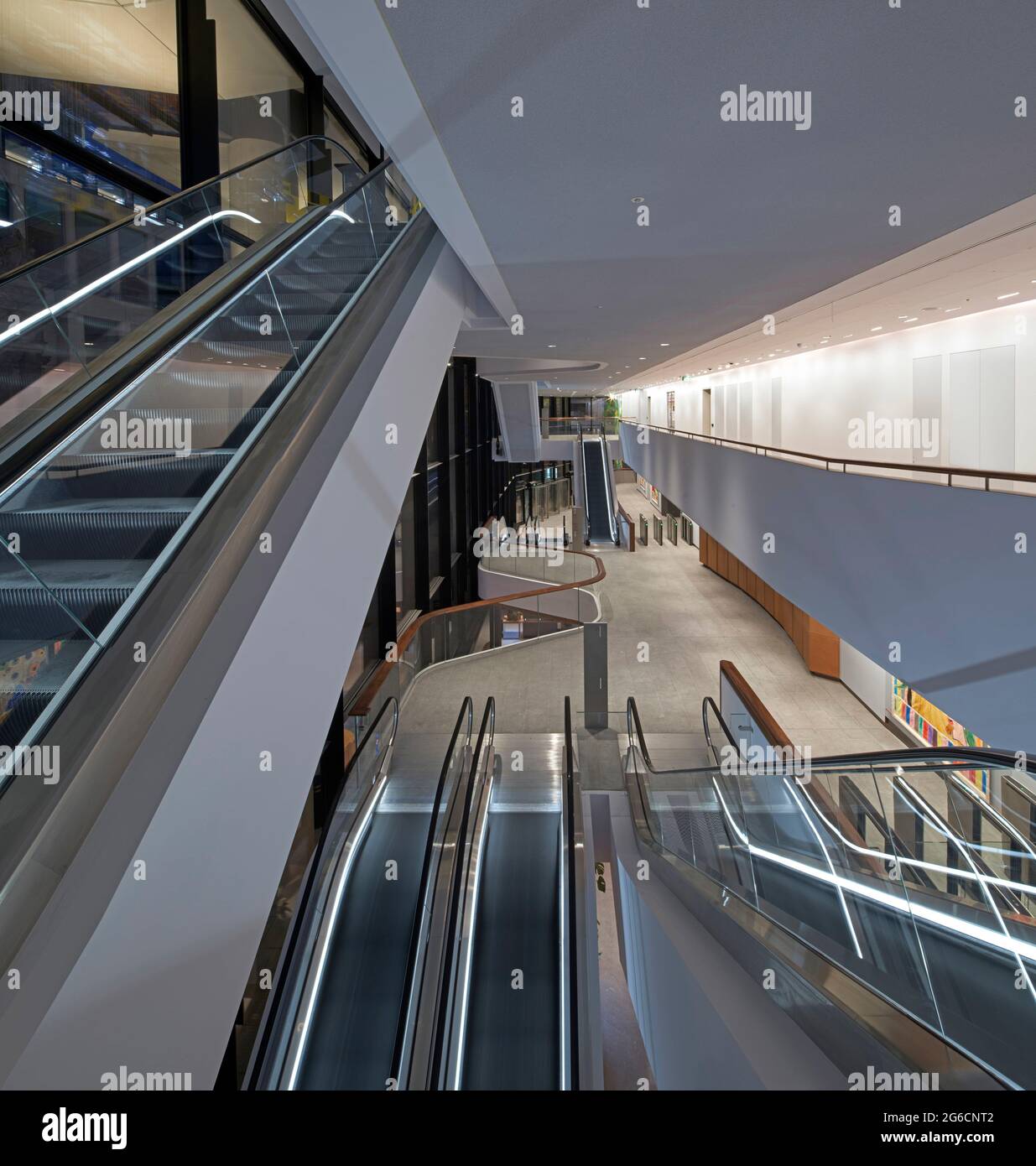 Reception area on ground floor. 22 Bishopsgate, LONDON, United Kingdom ...