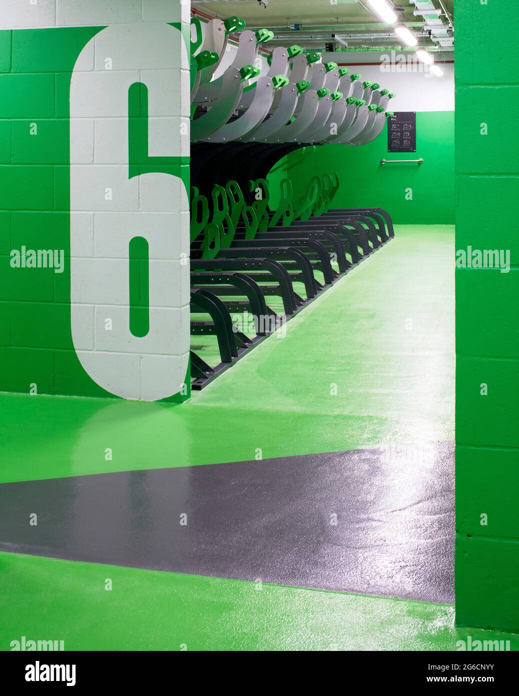 Multi purpose bike storage area in basement levels. 22 Bishopsgate ...