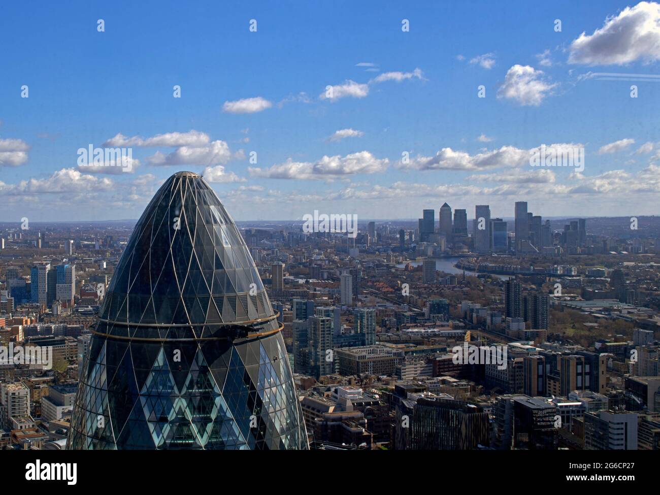 Views over city from level 52. 22 Bishopsgate, LONDON, United Kingdom ...
