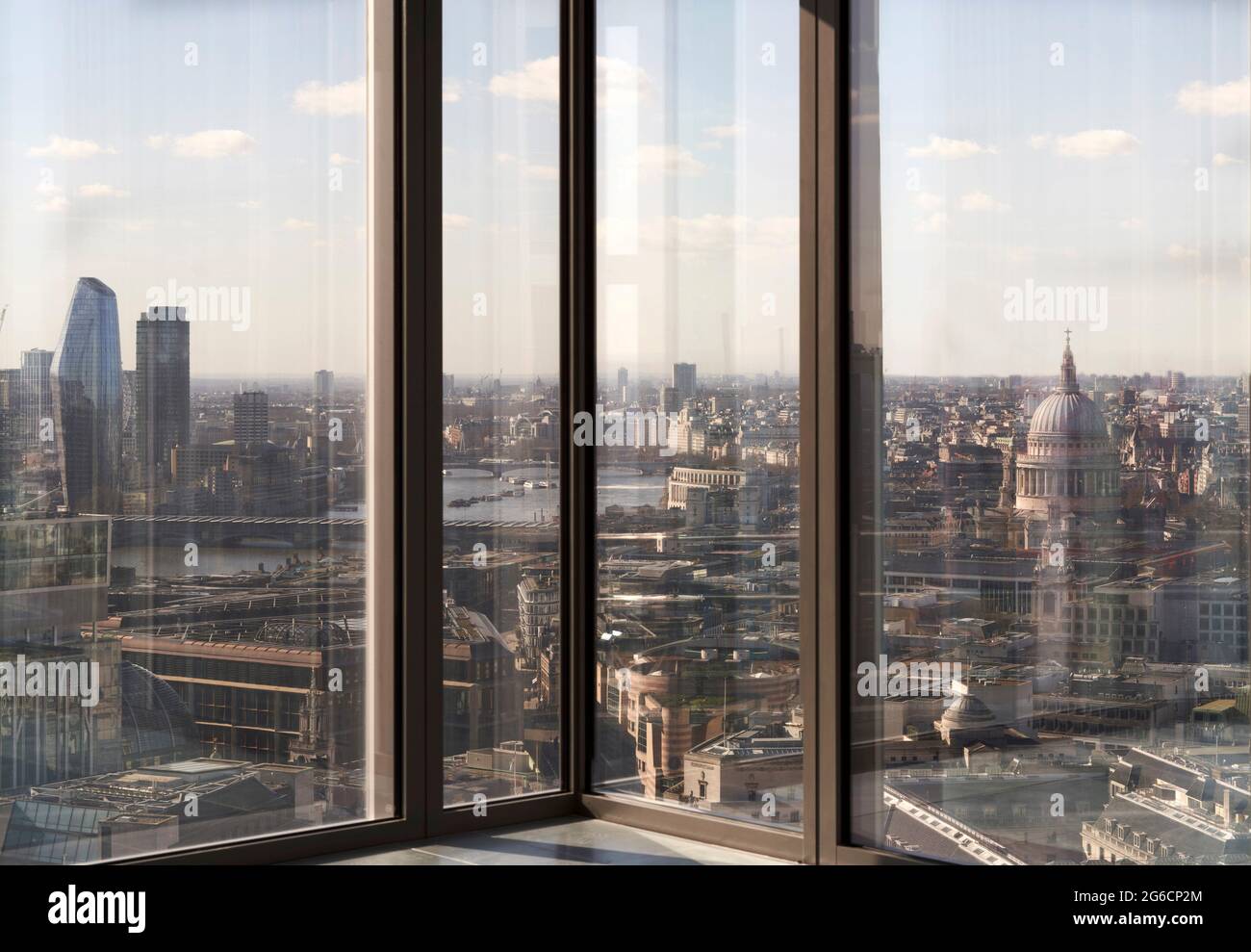 Views over city from level 52. 22 Bishopsgate, LONDON, United Kingdom ...