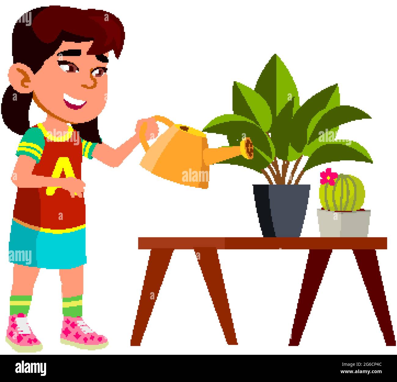 House chores for asian Stock Vector Images - Alamy