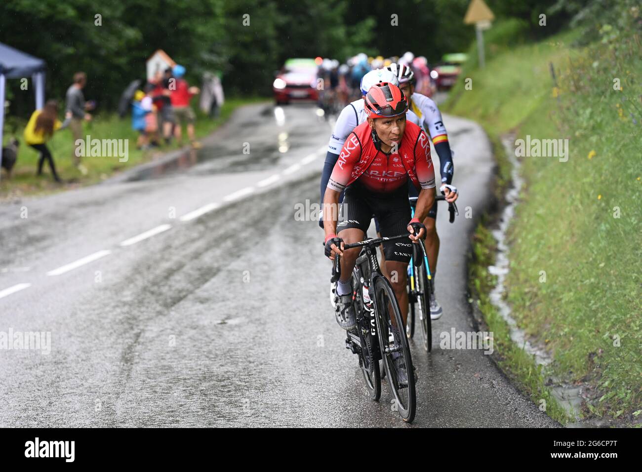 Tignes, France. 04th July, 2021. QUINTANA Nairo (COL) of TEAM ARKEA ...