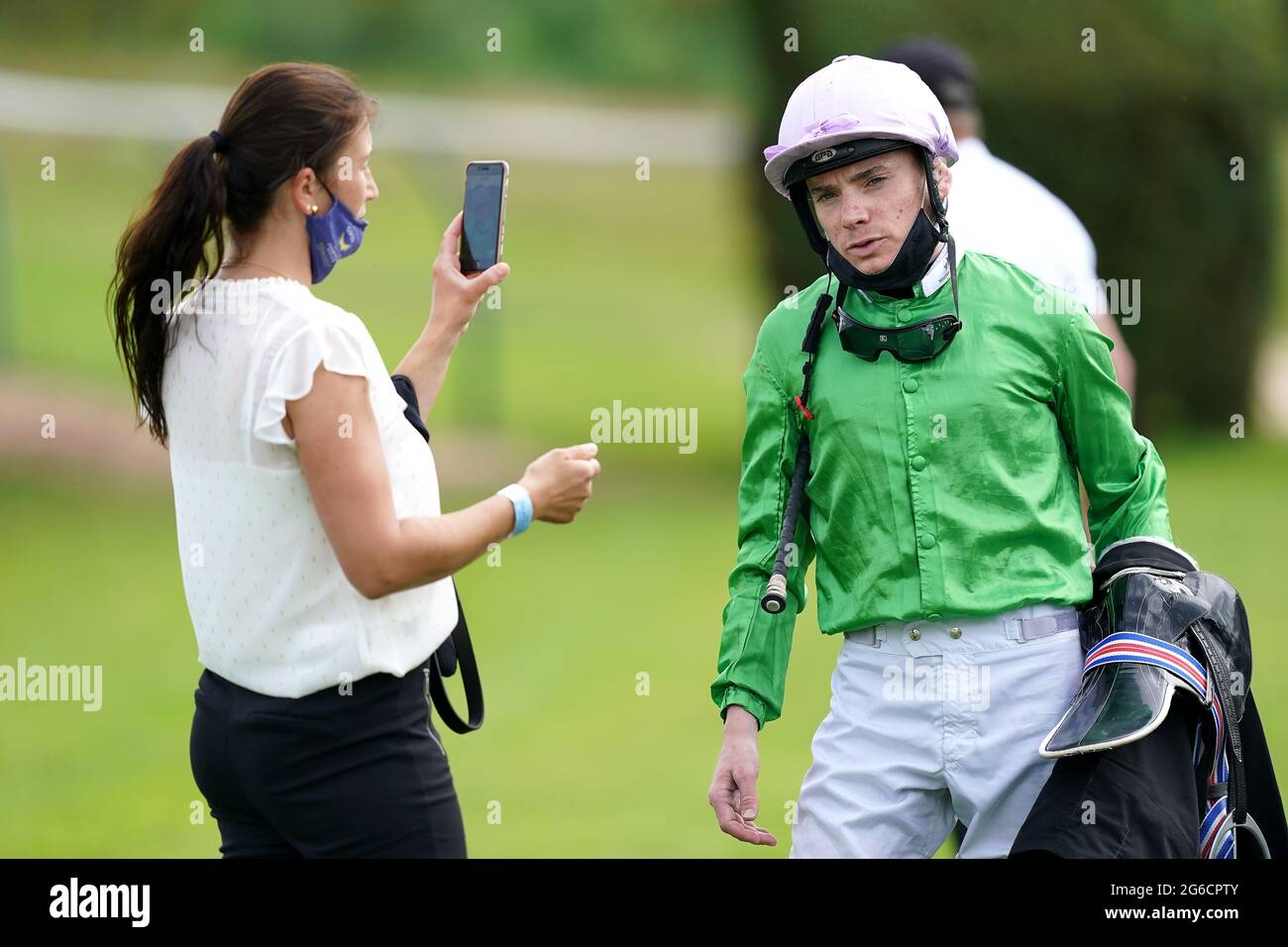 Jockey Callum Shepherd (right) after the SME Graduate Employment www ...