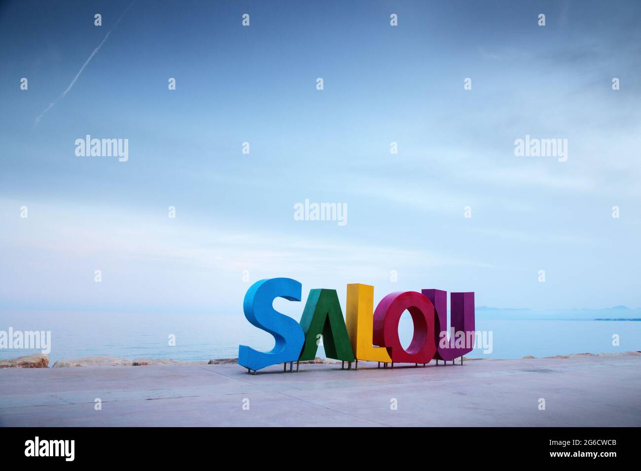 Large letters outdoors hi-res stock photography and images - Alamy