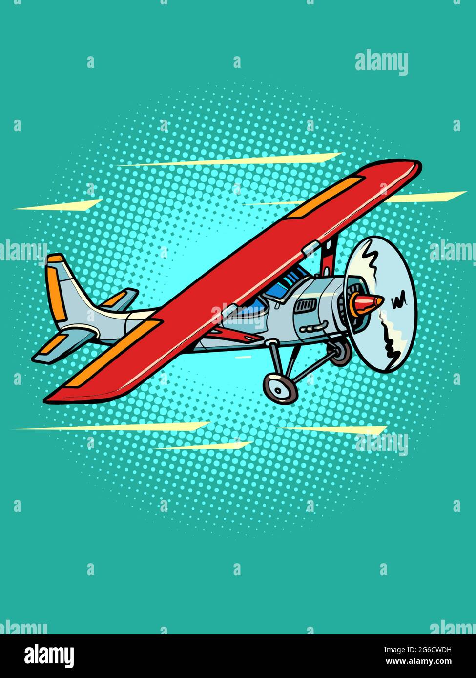 Side view commercial plane Stock Vector Images - Alamy