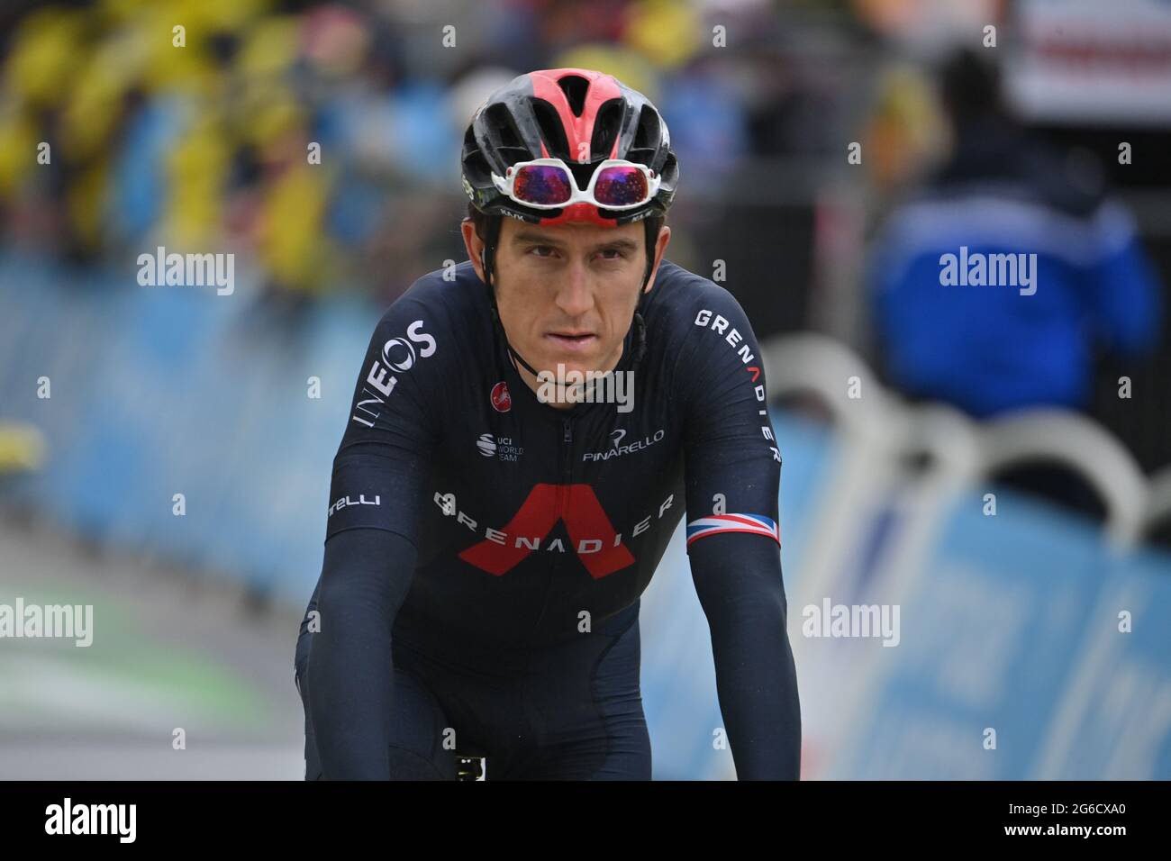 Tignes, France. 04th July, 2021. THOMAS Geraint (GBR) of INEOS ...
