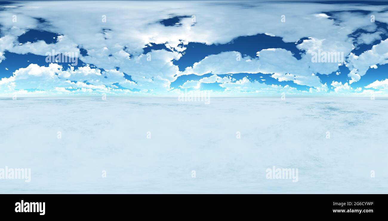 Seamless sky hdri panorama 360 degrees angle view with zenith and ...