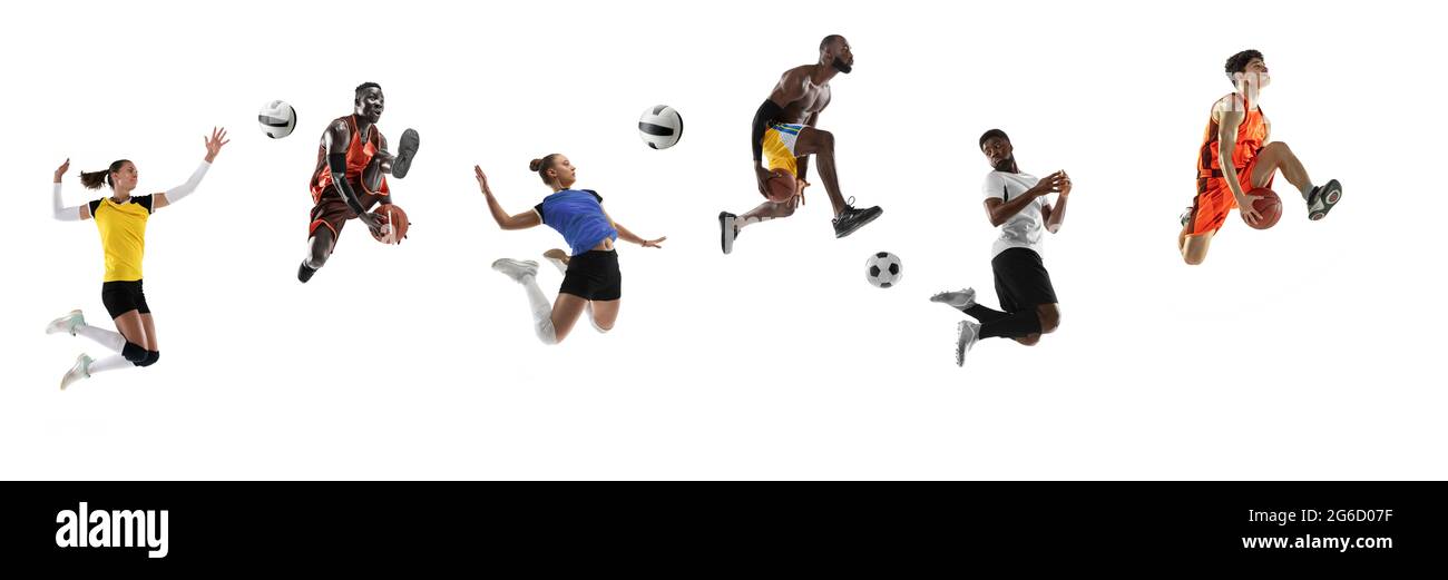 Soccer players in training Cut Out Stock Images & Pictures - Alamy