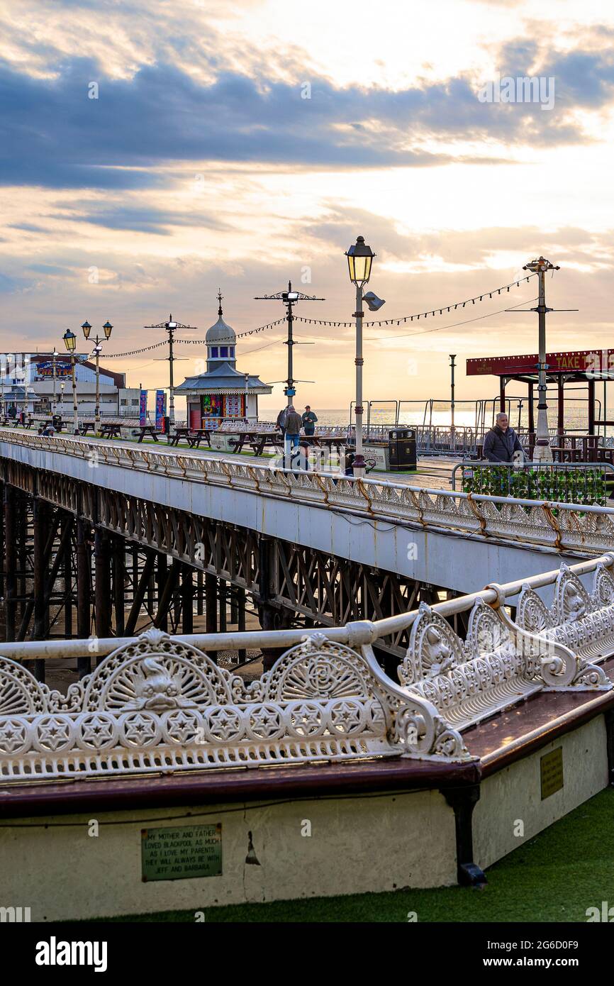 Blackpool North Pier Stock Photo - Alamy
