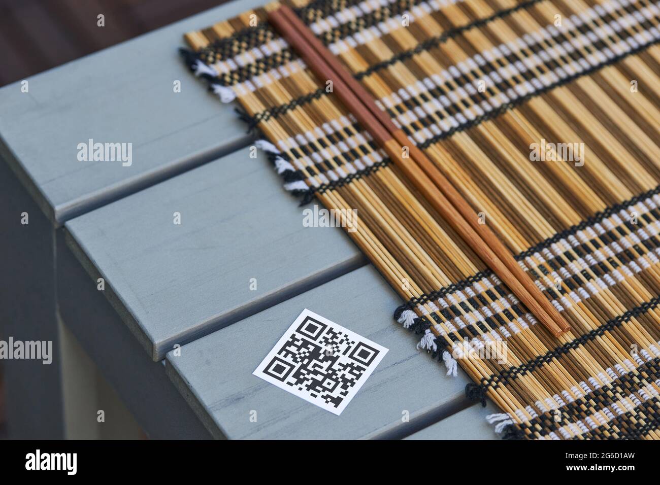Qr code sticker hi-res stock photography and images - Alamy