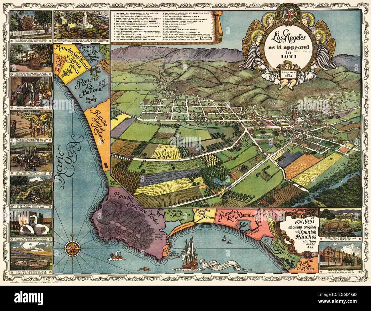 Mapas Historicos Los Angeles Ca Mapa Histórico De Pasadena, Mapa