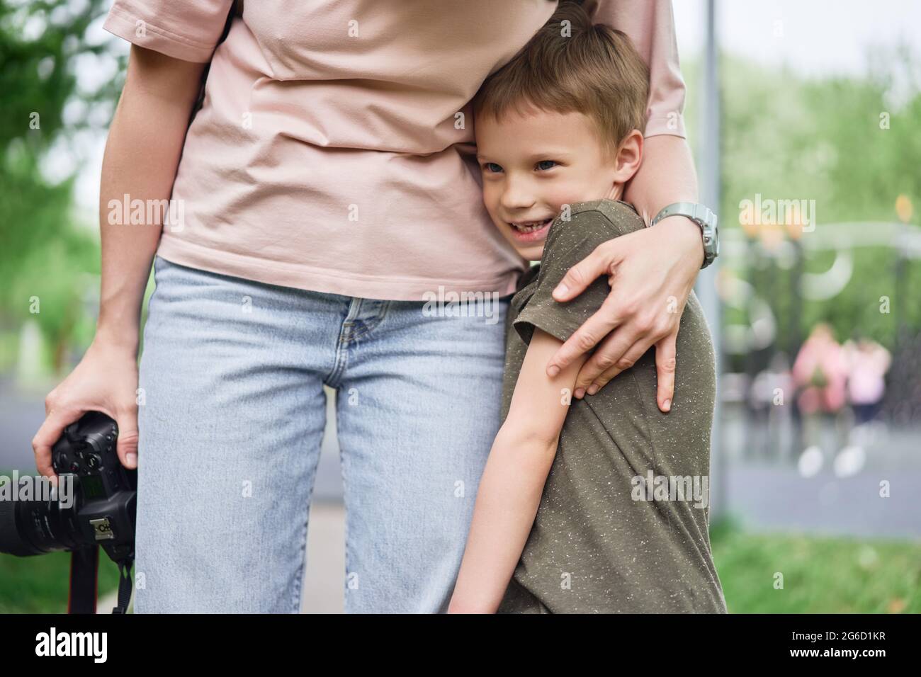 Child park parent hi-res stock photography and images - Alamy
