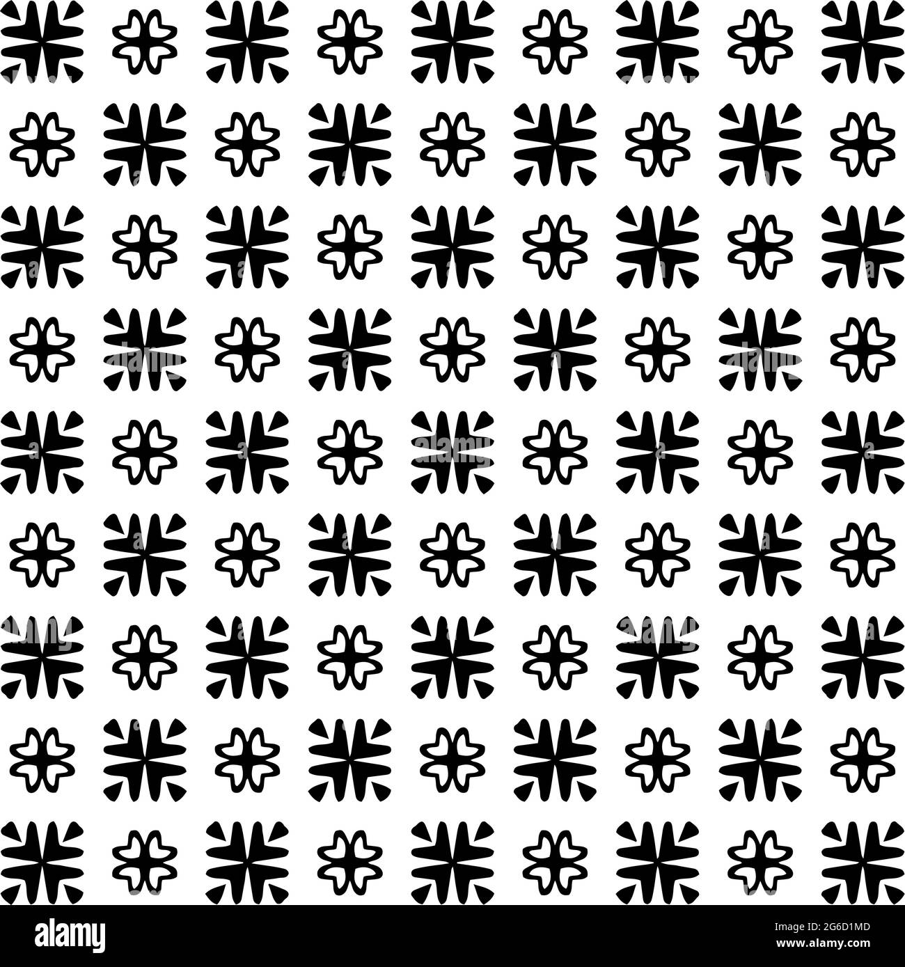 Seamless vector pattern in geometric ornamental style Stock Vector ...