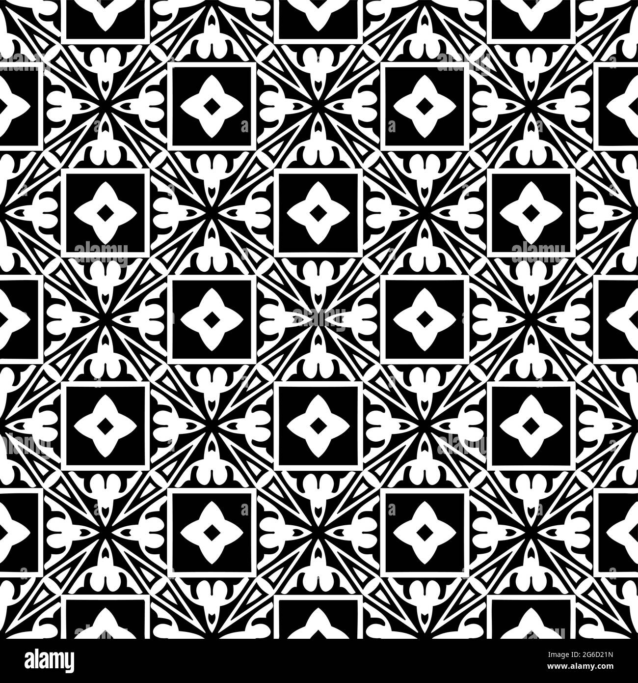 Seamless vector pattern in geometric ornamental style Stock Vector ...