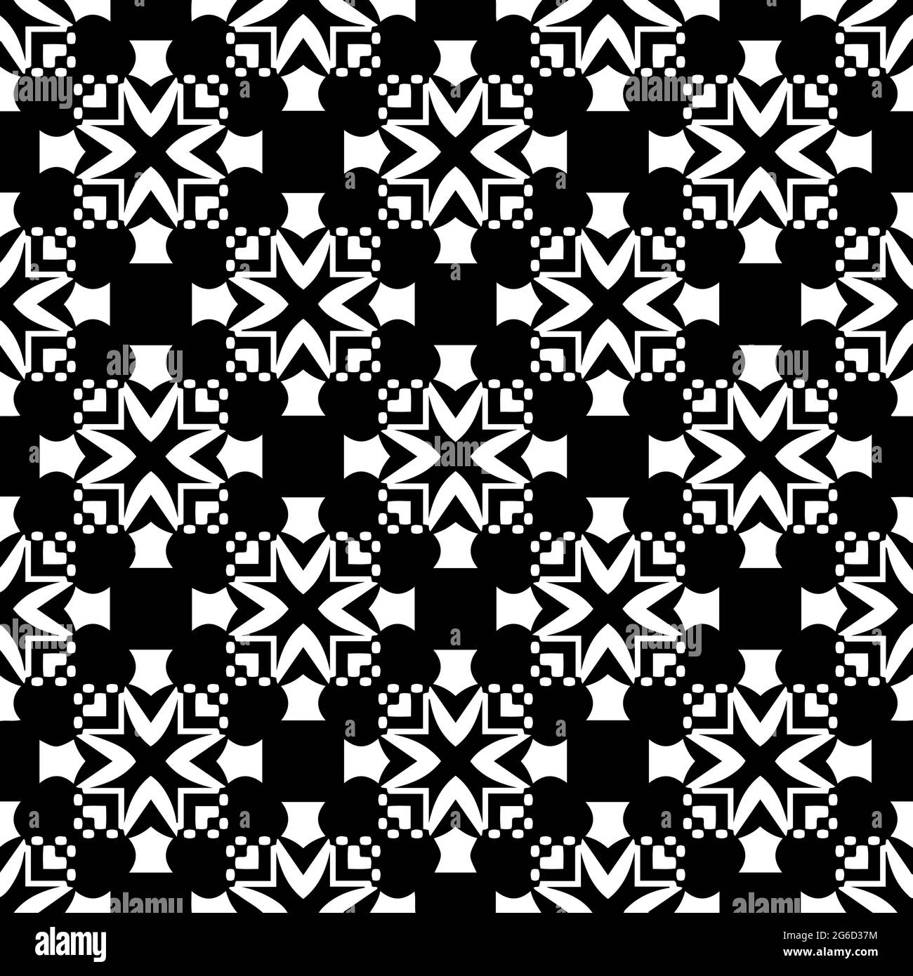 Seamless vector pattern in geometric ornamental style Stock Vector ...