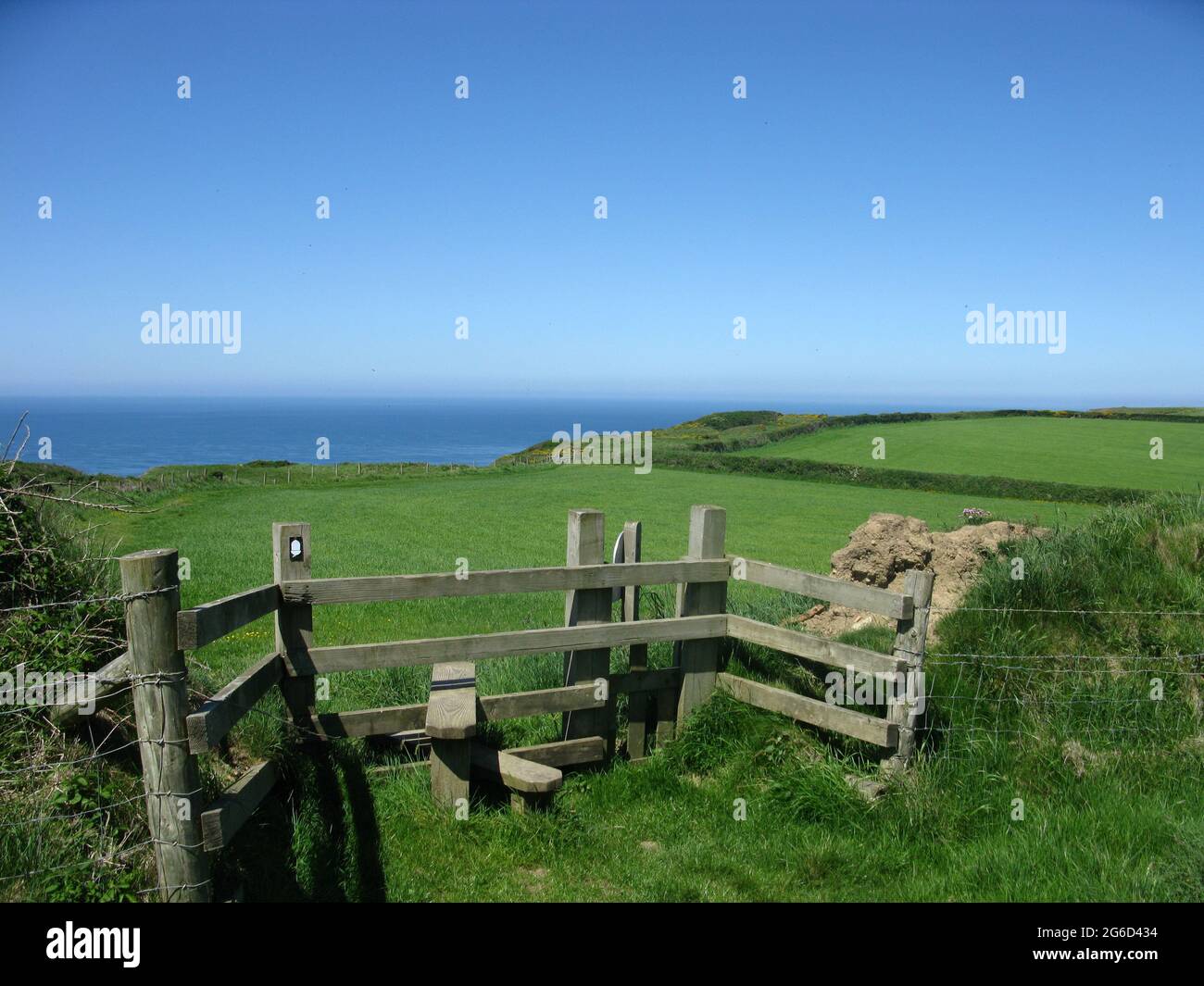 Style. South west coast path. North Cornwall. West country. England. UK ...