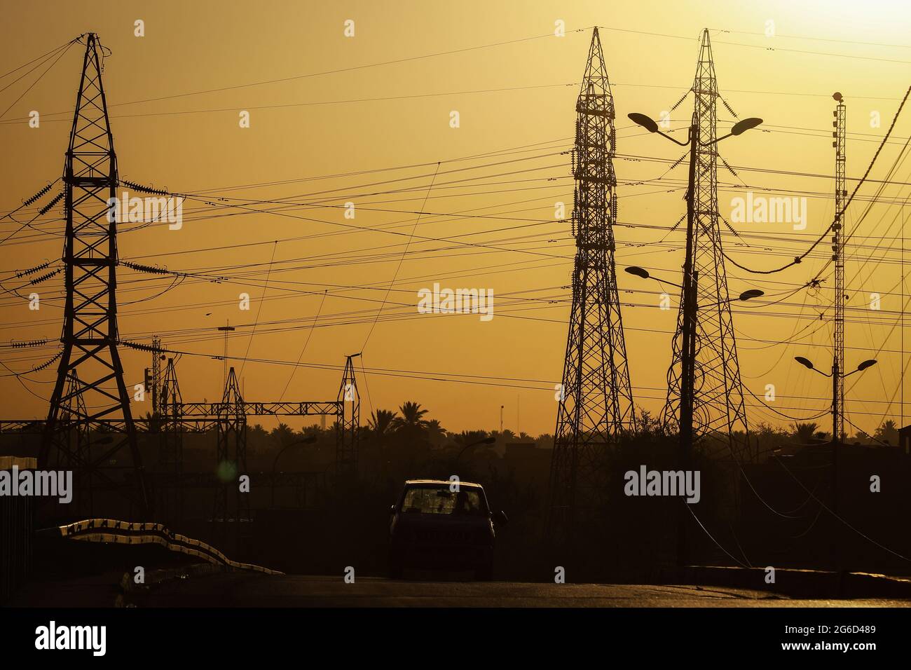 Baghdad, Iraq. 05th July, 2021. An exterior view shows Baghdad's main ...