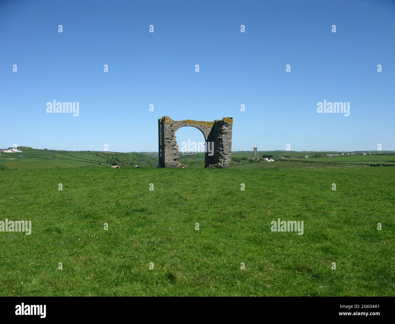 Pleasure House folly. Hartland Point. South west coast path. North ...