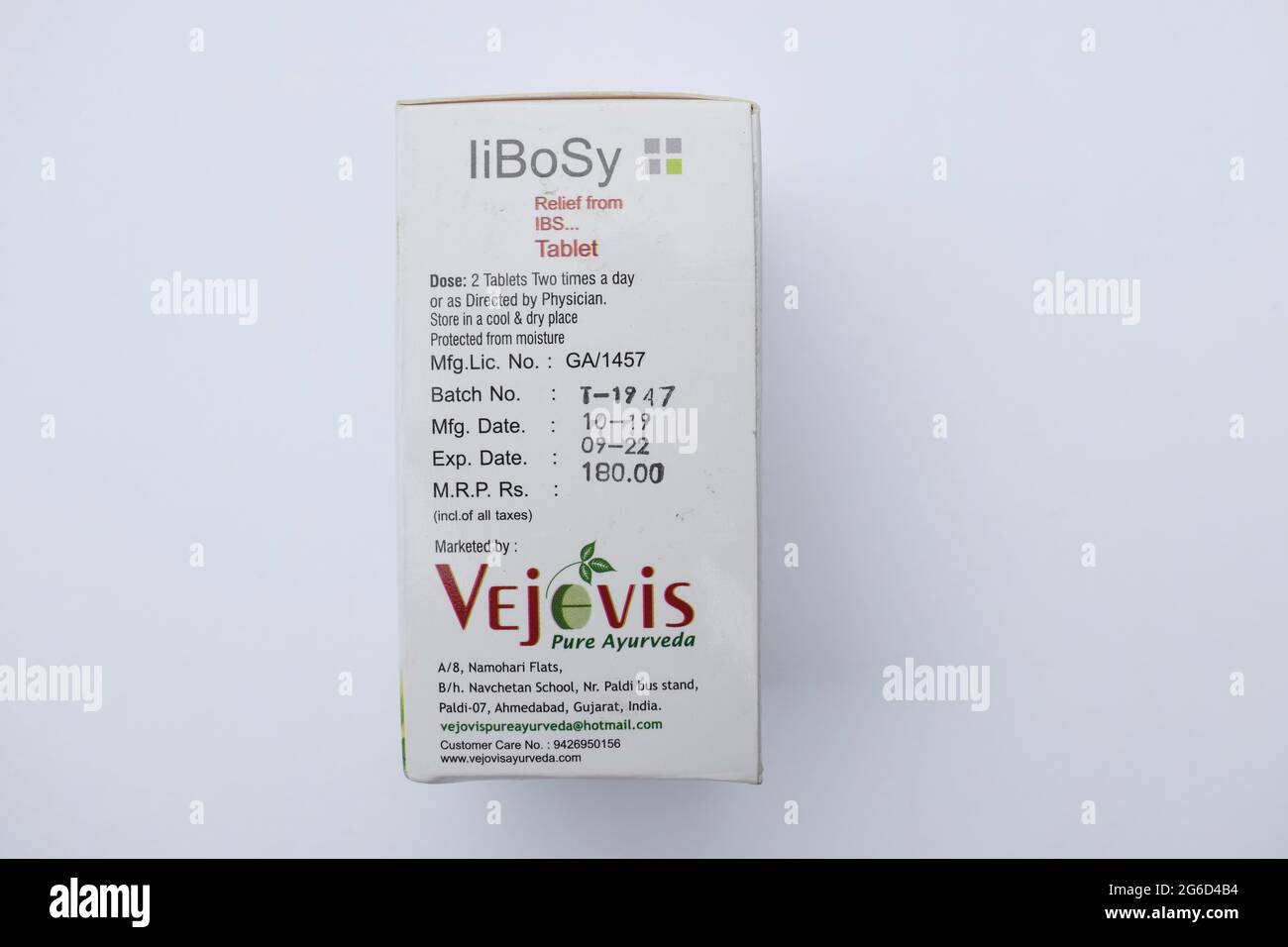 Iibosy Libosy Box of Ayurvedic medicine for IBS or Irritable bowel ...