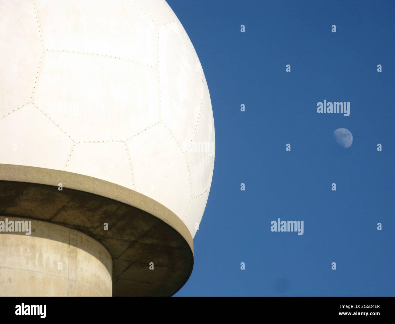 Moon MOD and civilian air traffic control Radar station. Hartland Point ...