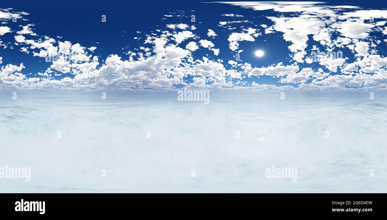 Seamless sky hdri panorama 360 degrees angle view with zenith and ...