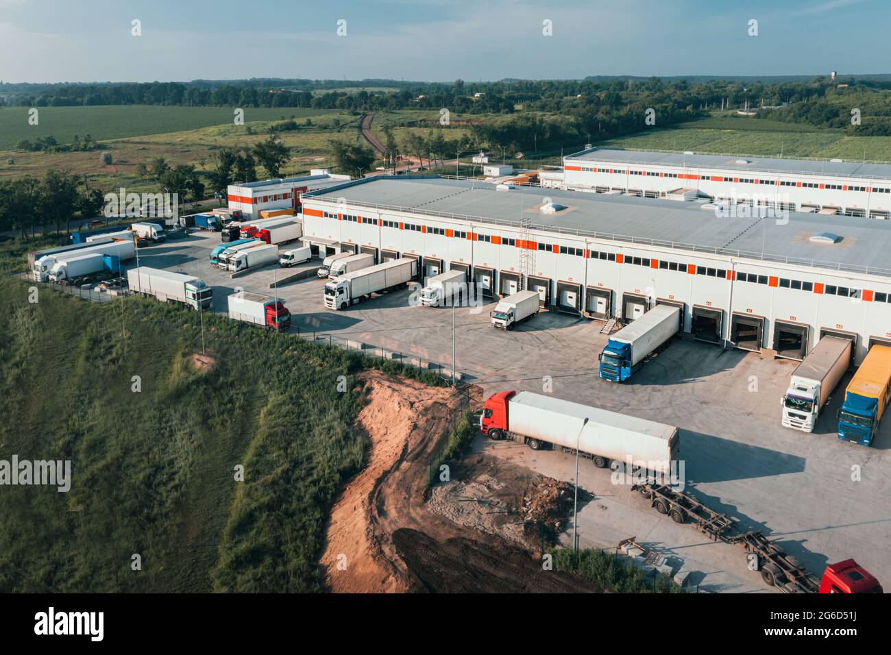 Cargo containers, parking lot hi-res stock photography and images - Alamy