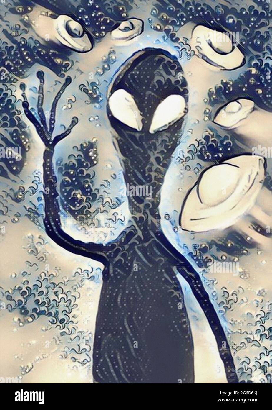 alien illustration Stock Photo - Alamy