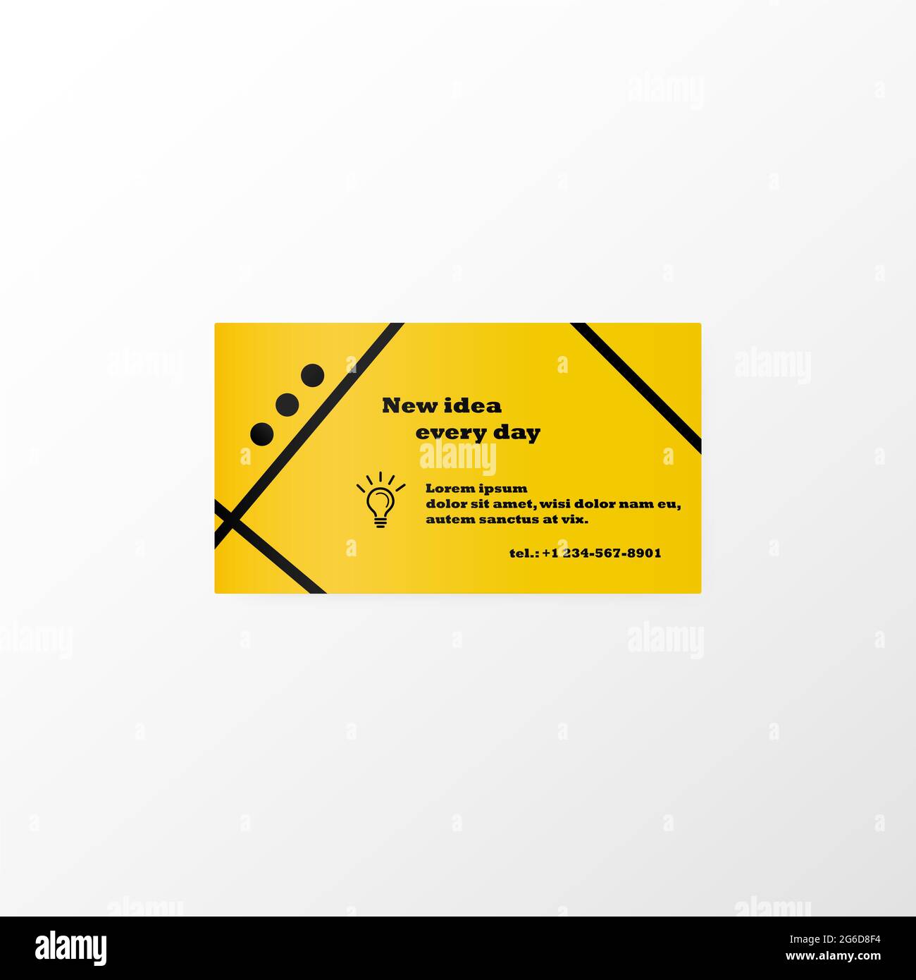 Corporate business card design hi-res stock photography and images - Alamy