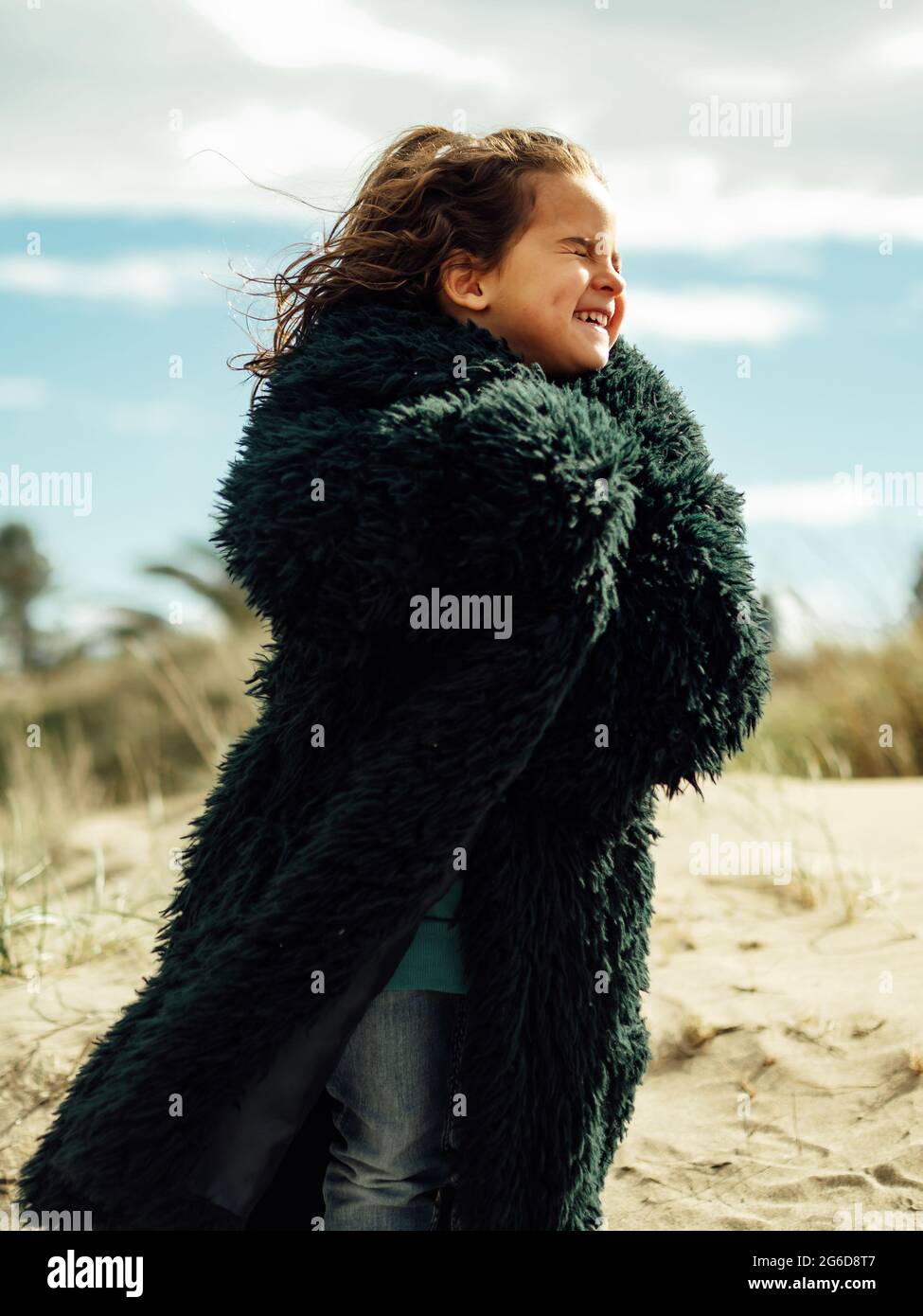 Kid in fresh wind hi-res stock photography and images - Alamy