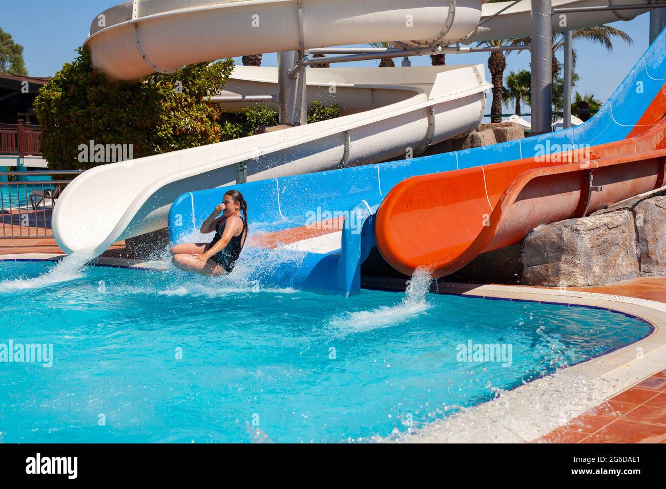 Going aquapark hi-res stock photography and images - Alamy