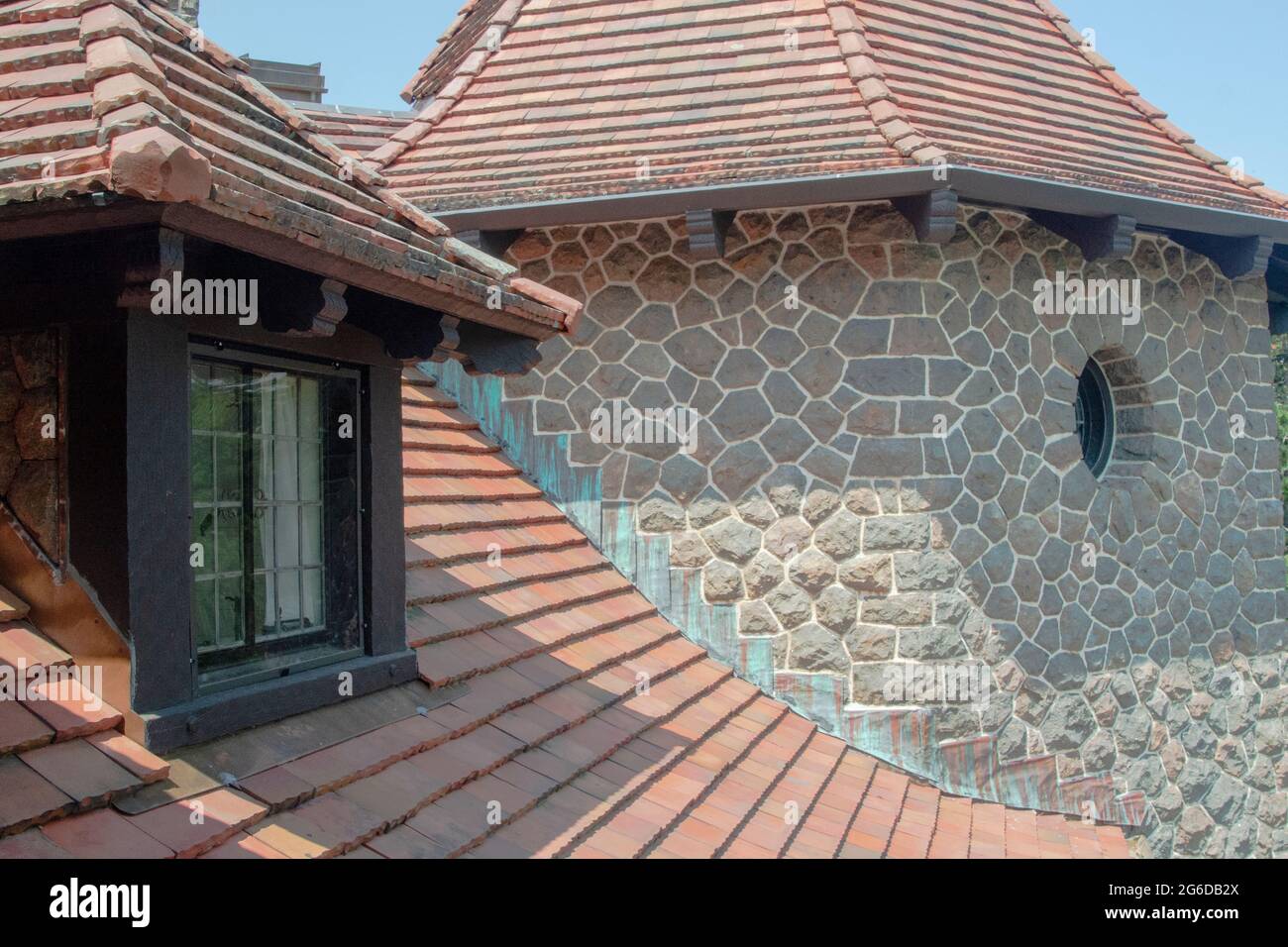 Vintage housing styles Stock Photo - Alamy