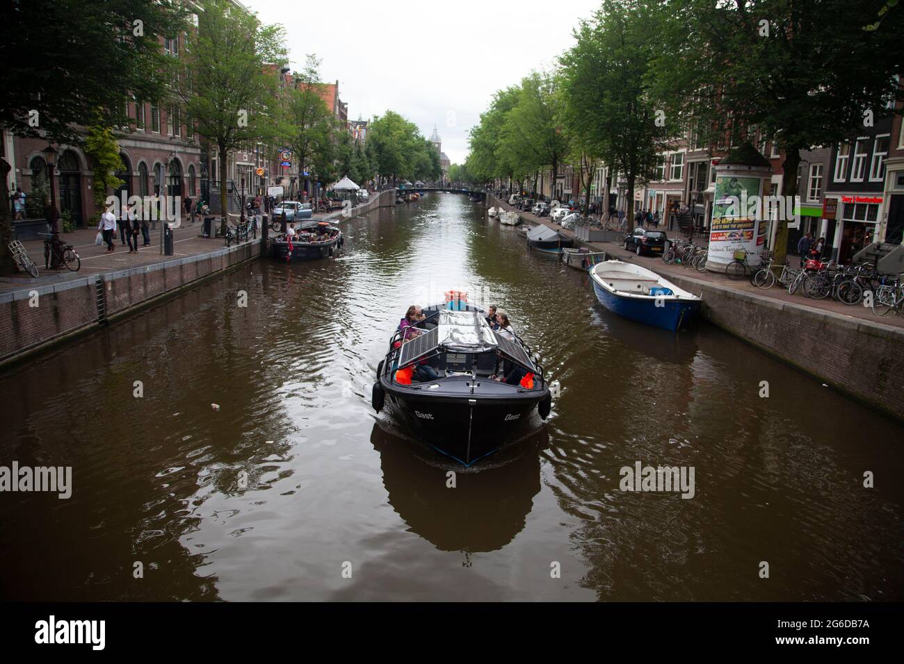 Amsterdam city with its water canals Stock Photo - Alamy