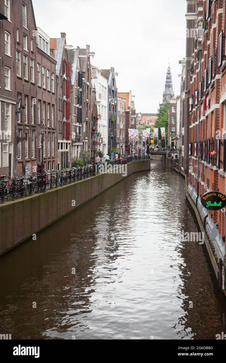 Amsterdam city with its water canals Stock Photo - Alamy