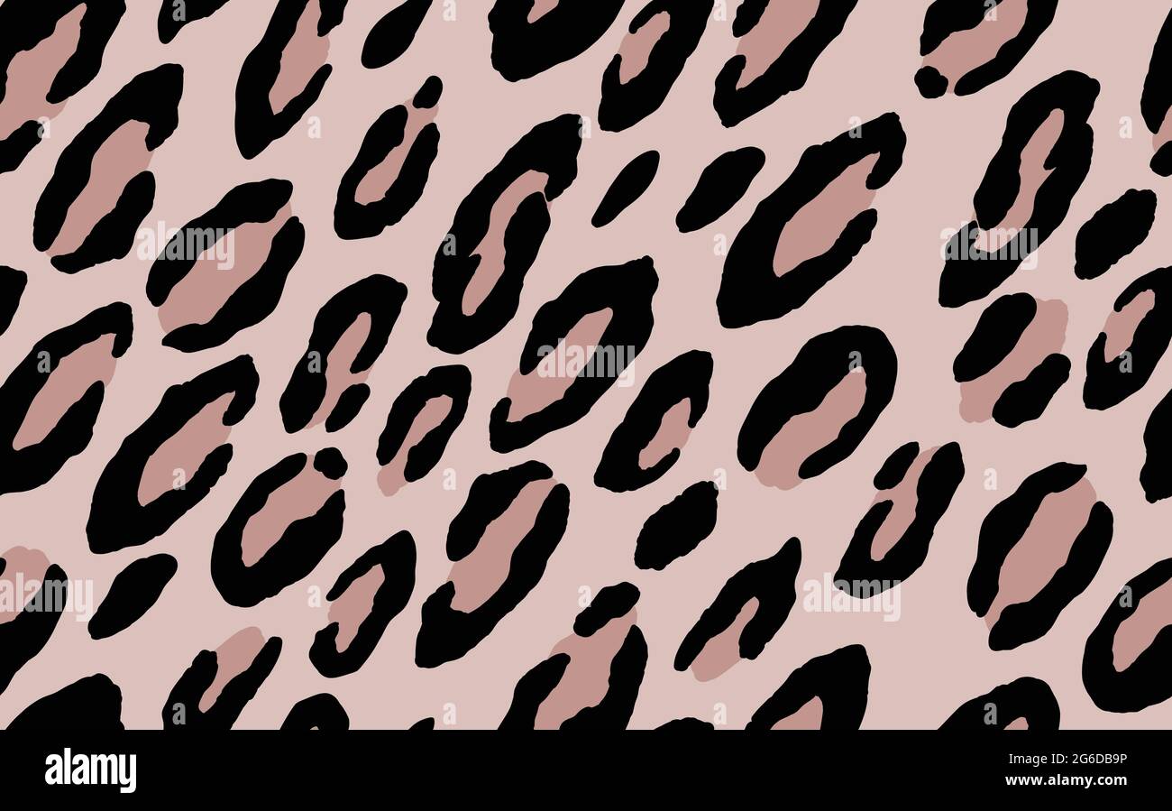 Abstract modern leopard seamless pattern. Animals trendy background ...