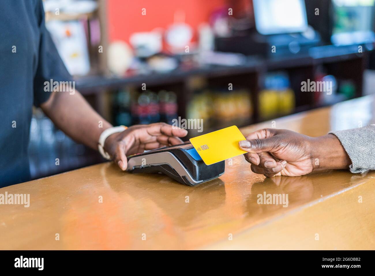 Customer making payment hi-res stock photography and images - Alamy