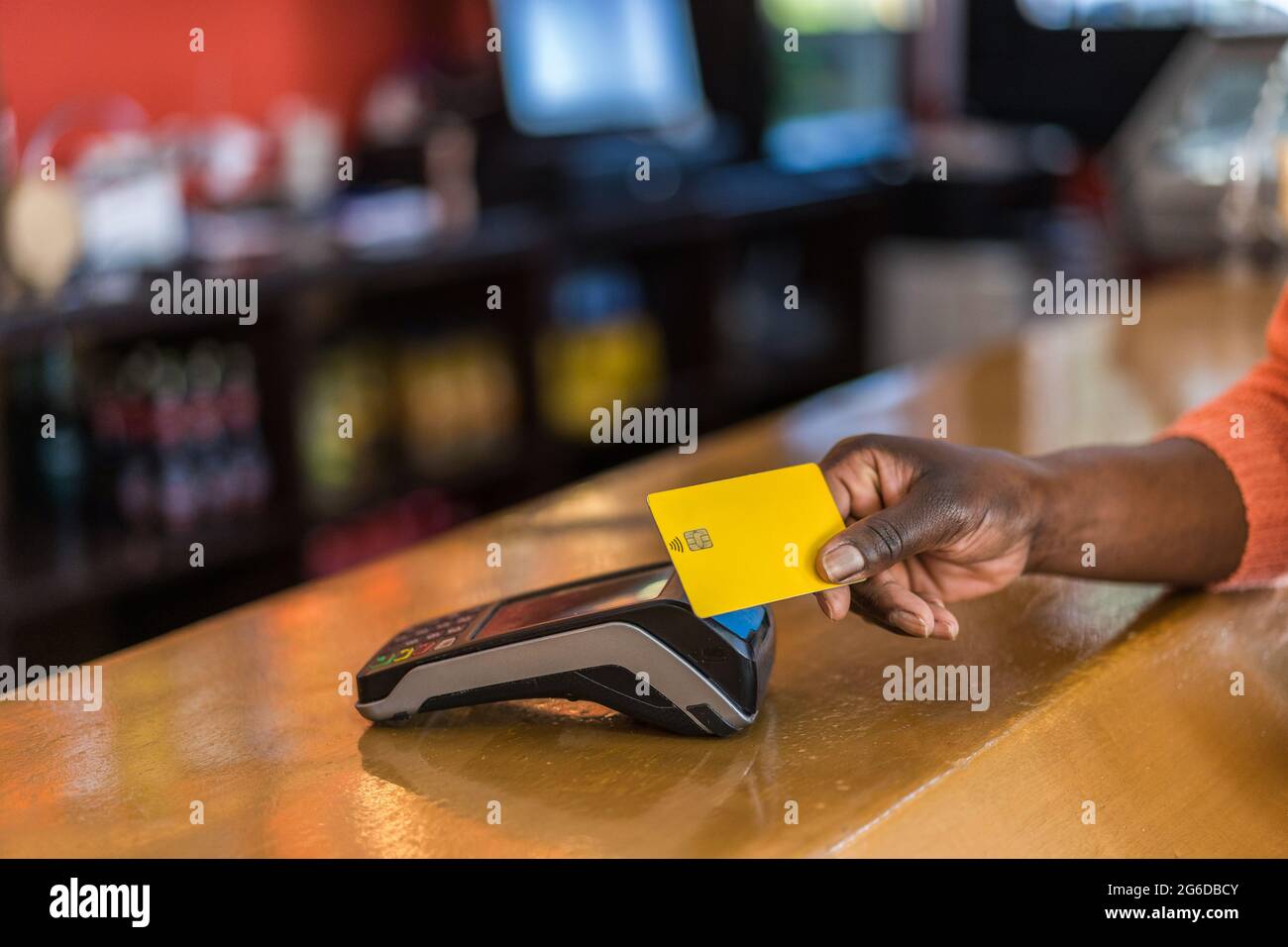 Customer making payment hi-res stock photography and images - Alamy