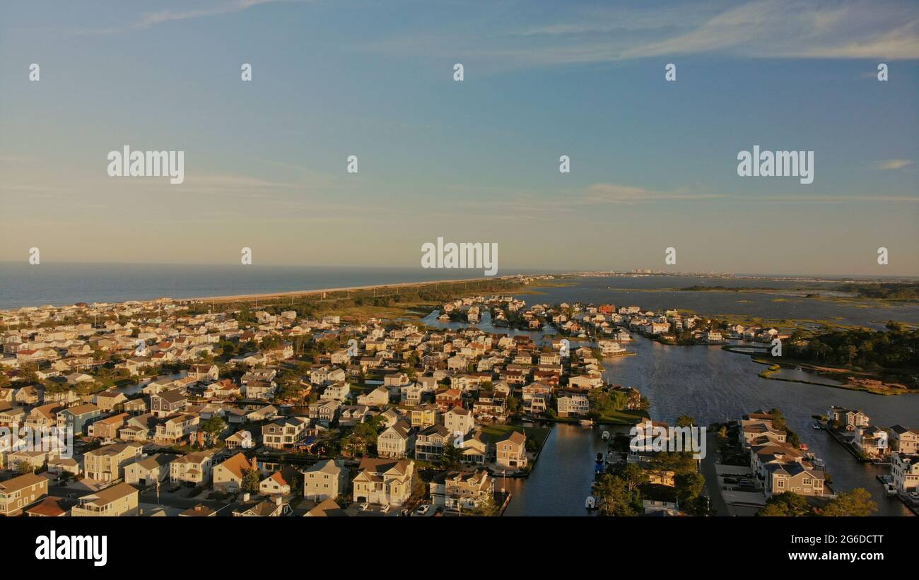 South View of Bethany Beach Stock Photo - Alamy