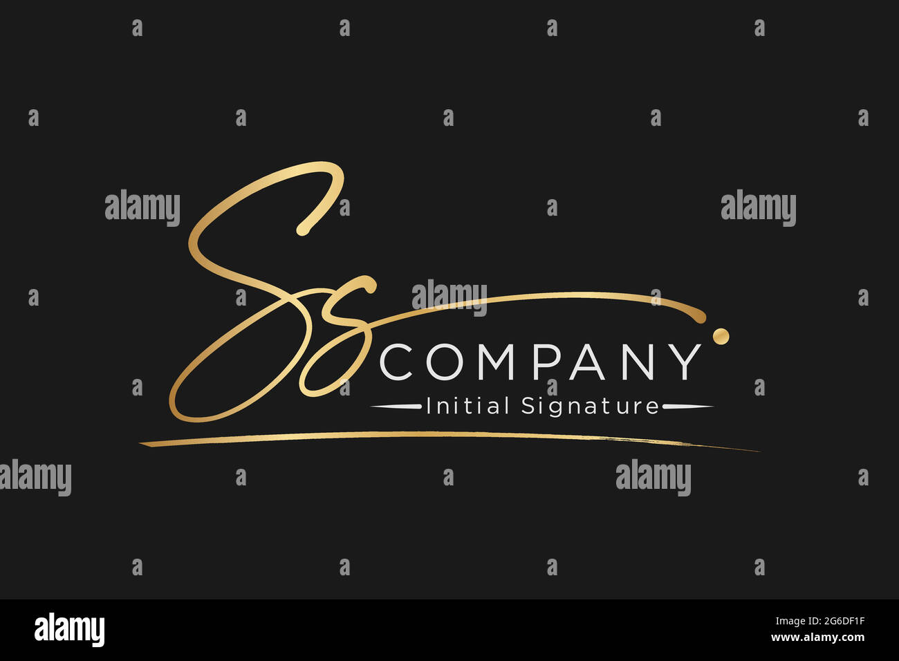 signature Initial combination Letter Ss.Beauty vector initial logo ...
