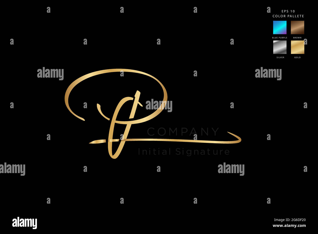 signature logo design Initial P beauty monogram and elegant logo design ...