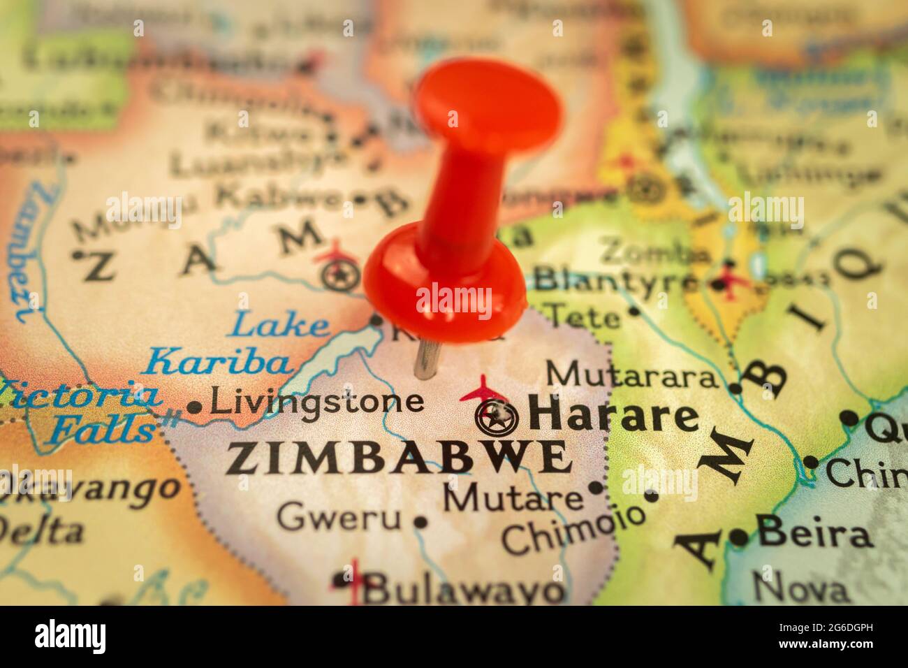 Map Zimbabwe High Resolution Stock Photography and Images - Alamy