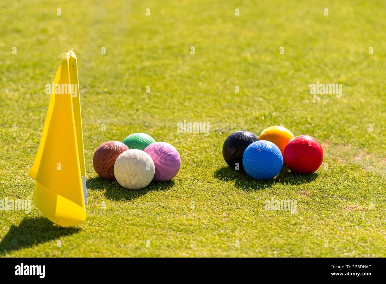 Croquet balls hi-res stock photography and images - Alamy