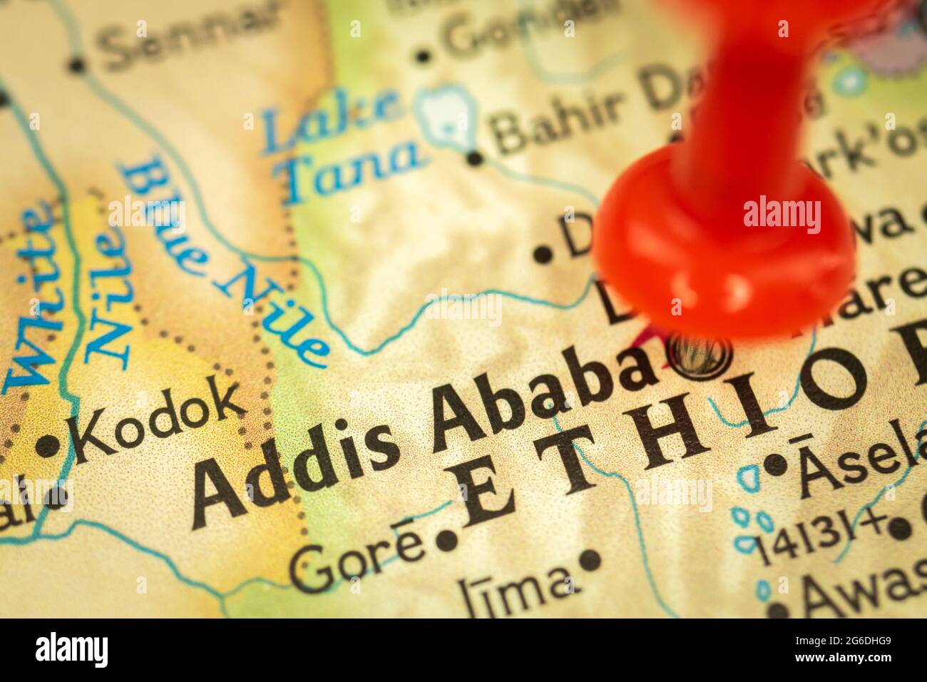 Addis ababa map hi-res stock photography and images - Alamy
