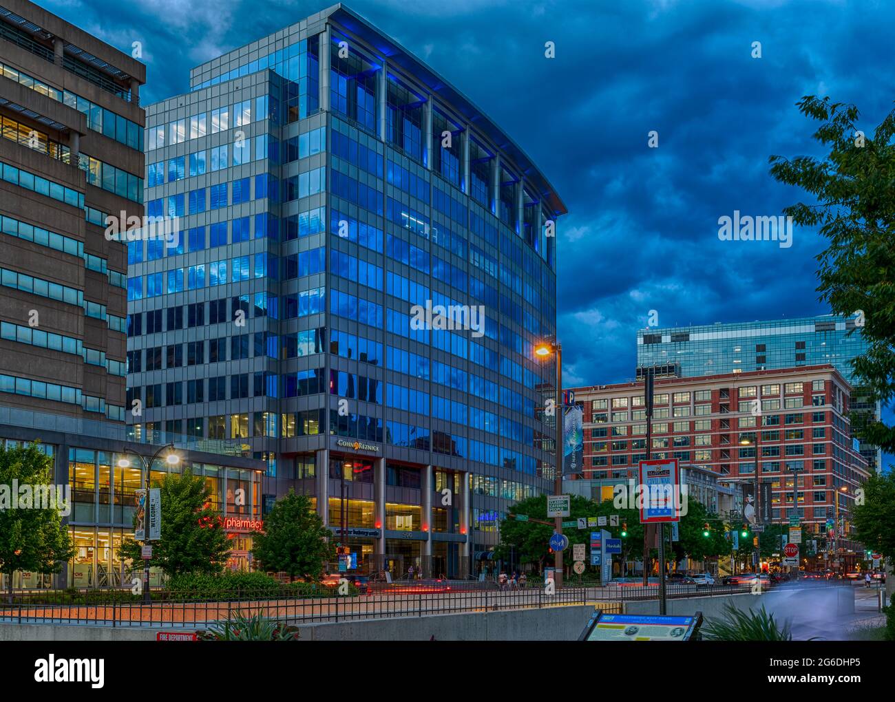 500 East Pratt Street, aka Lockwood Place Office Building Stock Photo ...